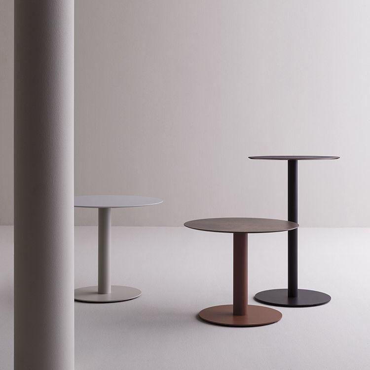 Steel table base - Big Light Low - Varaschin - contemporary / for ...