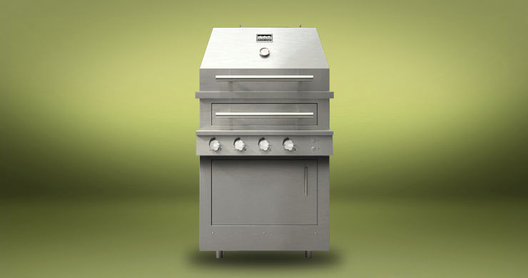 Multi-fuel barbecue - K500HB - KALAMAZOO OUTDOOR GOURMET - commercial ...