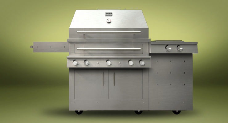 Multi-fuel barbecue - K750HS - KALAMAZOO OUTDOOR GOURMET - commercial ...