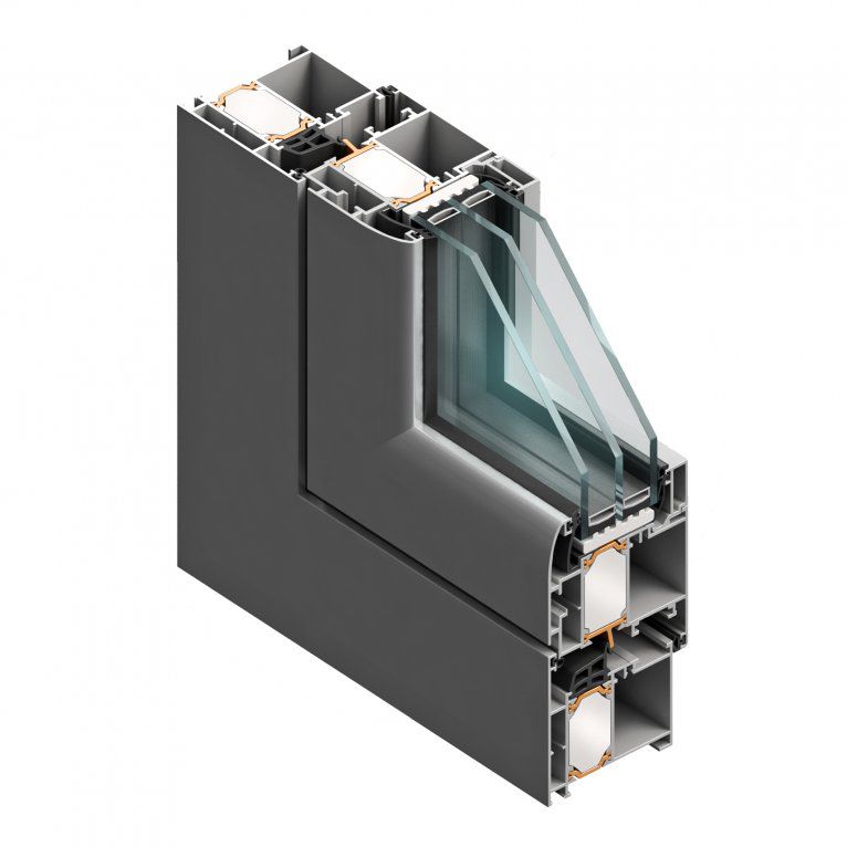 Aluminum window profile - TERMO 65 - FEAL Croatia Ltd. - thermal break