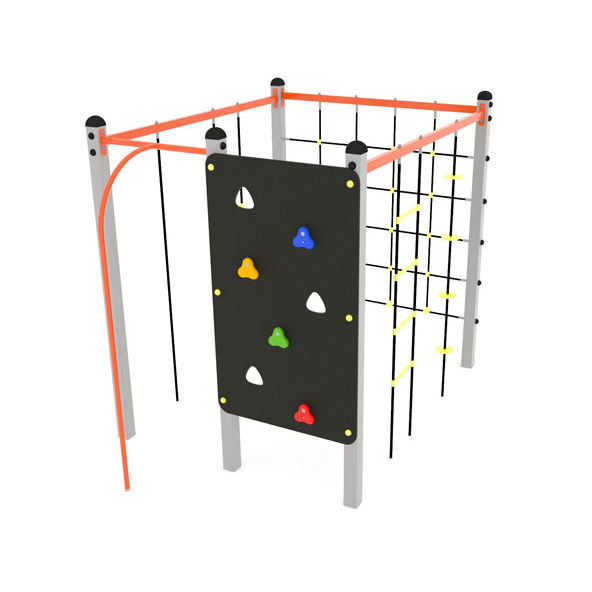 Fixed climbing wall - LOOP 3 - Benito - for playgrounds