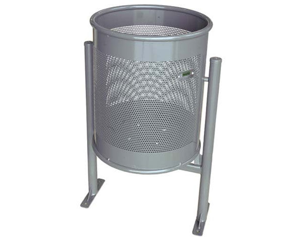 Public trash can - CIRCULAR PLUS - Benito - sheet steel / contemporary