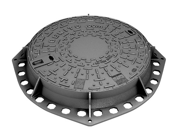 Cast iron manhole cover - EXTRACTOR E600 - Benito - round