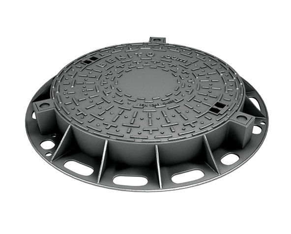Cast iron manhole cover - ESTANKA D400 - Benito - round