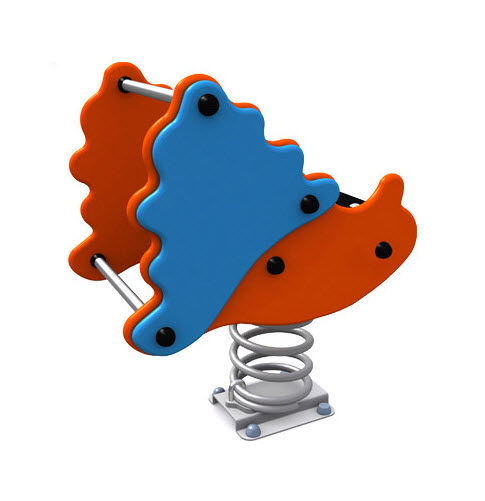 Plywood spring rocker - THE SEASHELL - Benito - nature / 1-seat