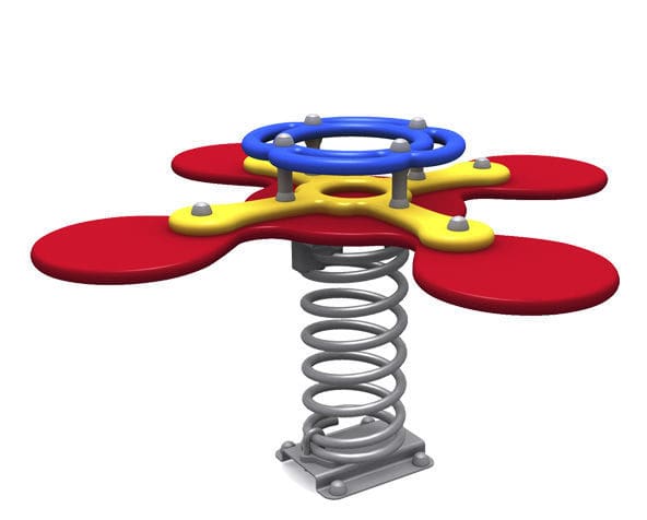 Plywood spring rocker - FLOP - Benito - 4-seater