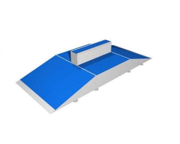 Skatepark fun box - SERIE CURB BOX - Benito