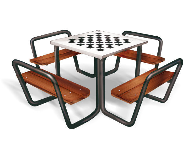 Outdoor chess table - PLAYER - Benito - contemporary / for public space