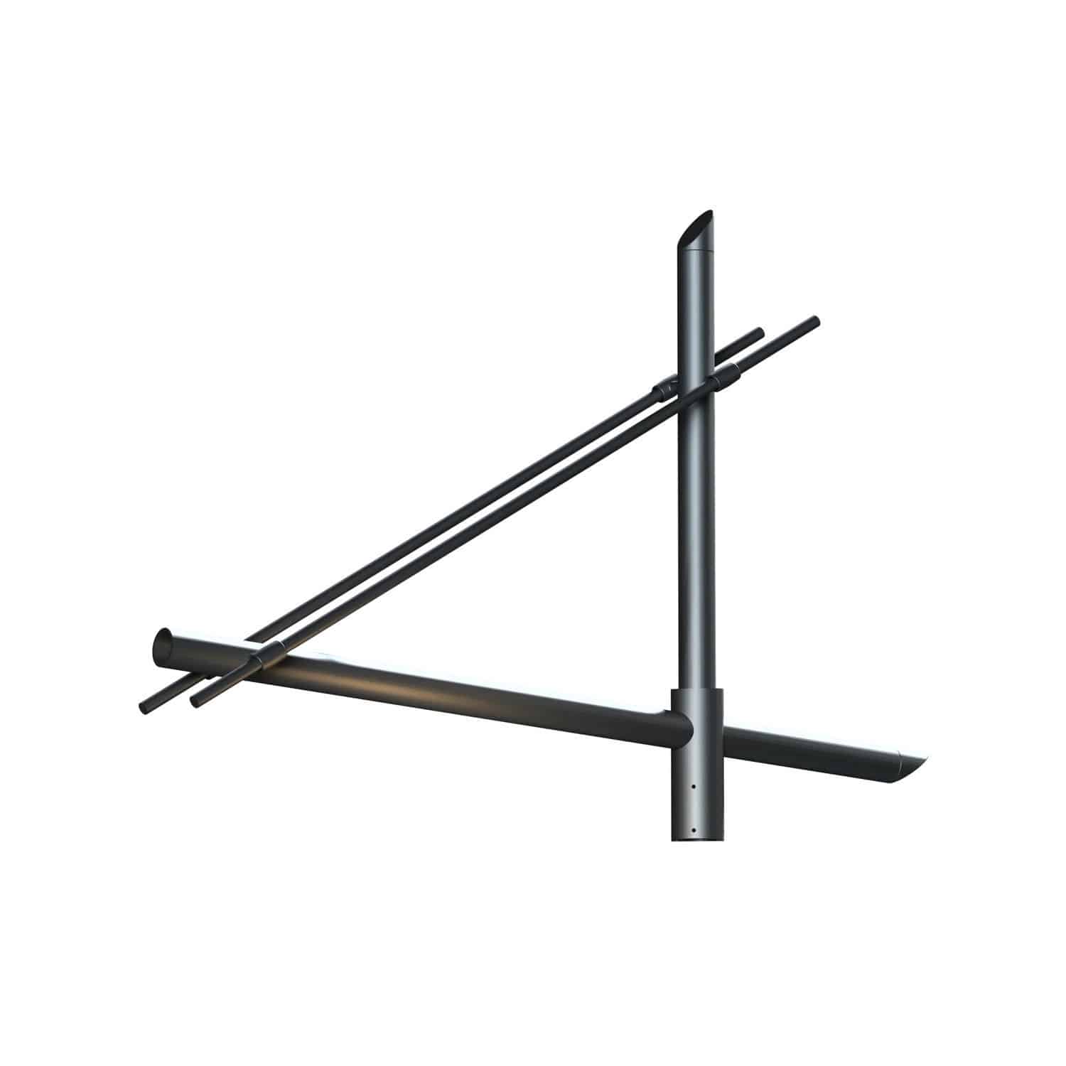 Aluminum lamp post arm - Etia - Eclatec