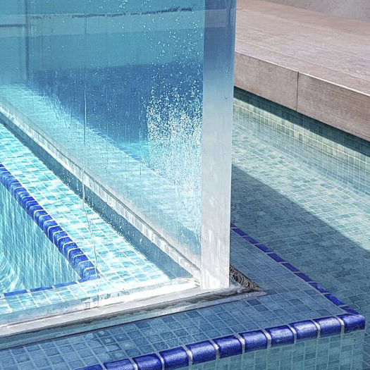 Glass edge - TRIM PS-27 - REVIGLASS,S.A. - commercial / outdoor / angled