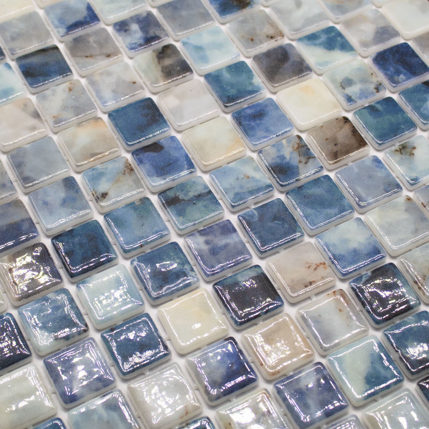 Glass mosaic tile - KA-14 MEGHAN - REVIGLASS,S.A. - outdoor / pool / floor