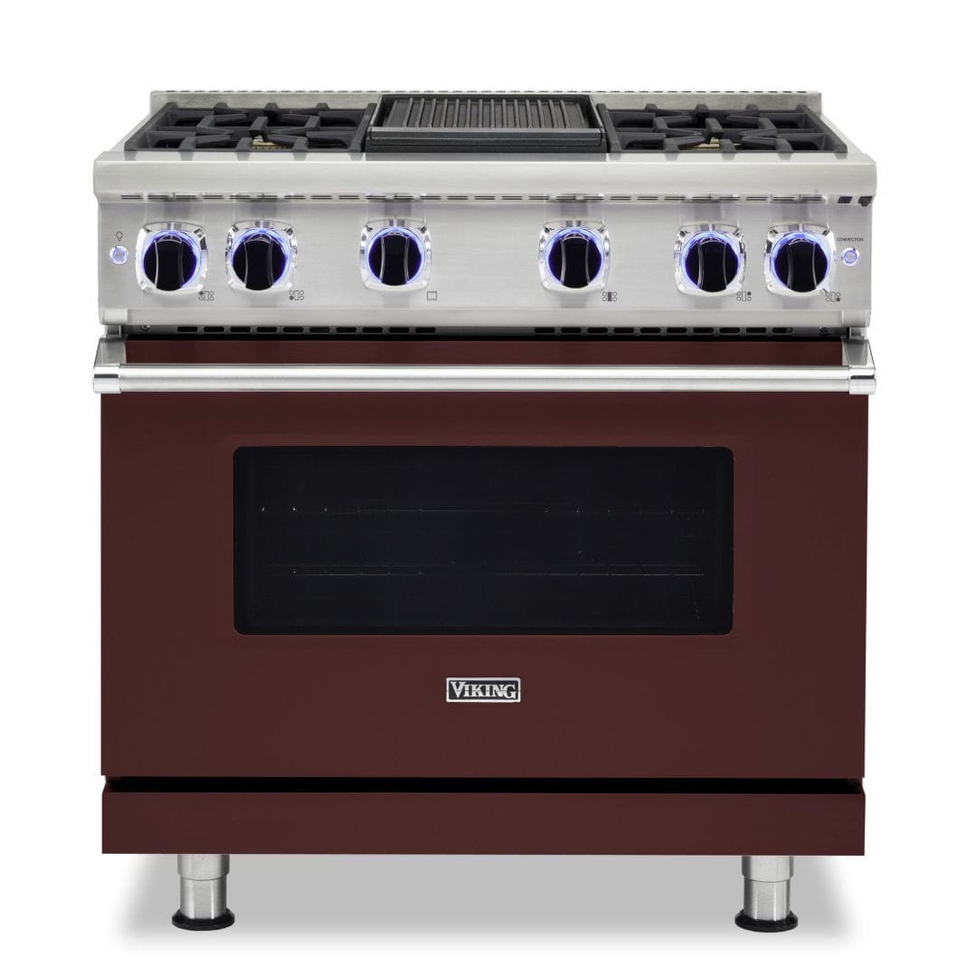 Gas range cooker - 7 VGR7362 - VIKING - 4 burner / 6 burner / 1 oven