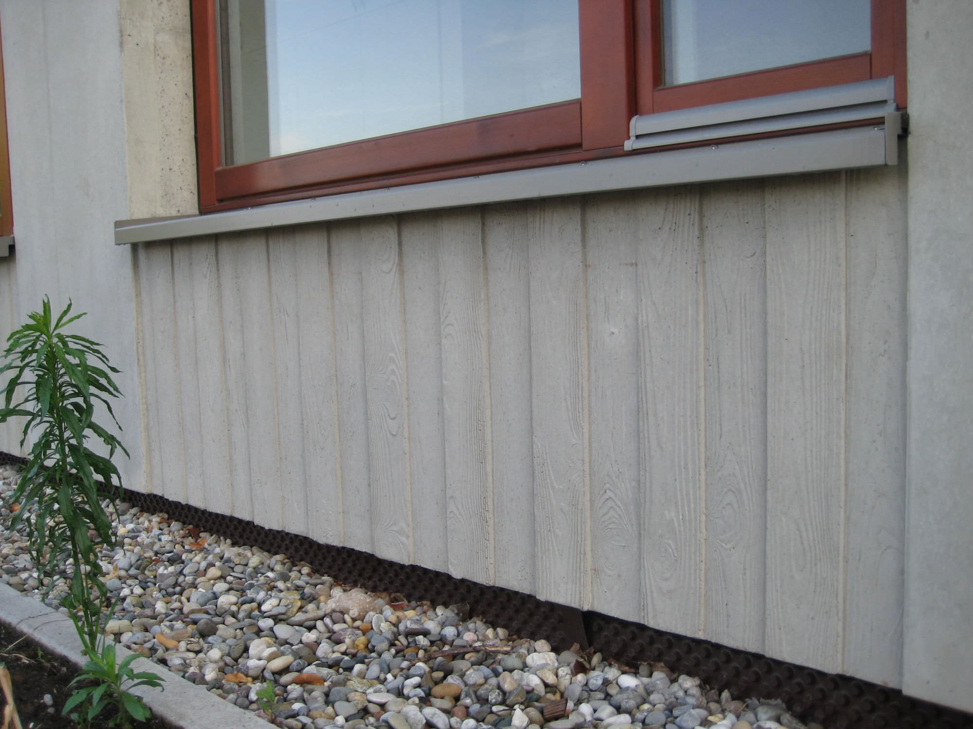 Facade form liner - MISSOURI - RECKLI GmbH - wood look / stamped concrete