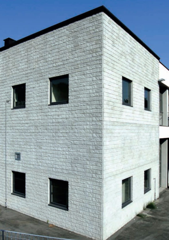 Facade form liner - HUDSON - RECKLI GmbH - imitation brick / stamped ...