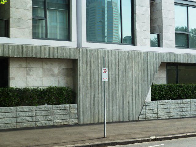 Facade form liner - MISSOURI - RECKLI GmbH - wood look / stamped concrete