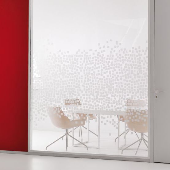 Removable partition - SYNOPS - Clestra - glazed / metal / commercial