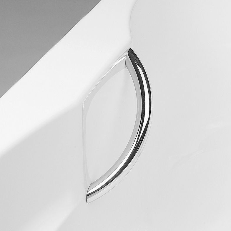 Chrome-plated brass grab bar - 7504 - Condor - curved / surface-mounted ...