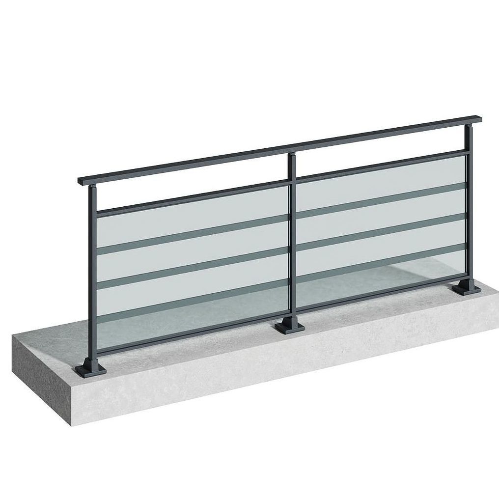 Glass railing - BALI - TSCHOEPPE INDUSTRIE - aluminum / stainless steel ...