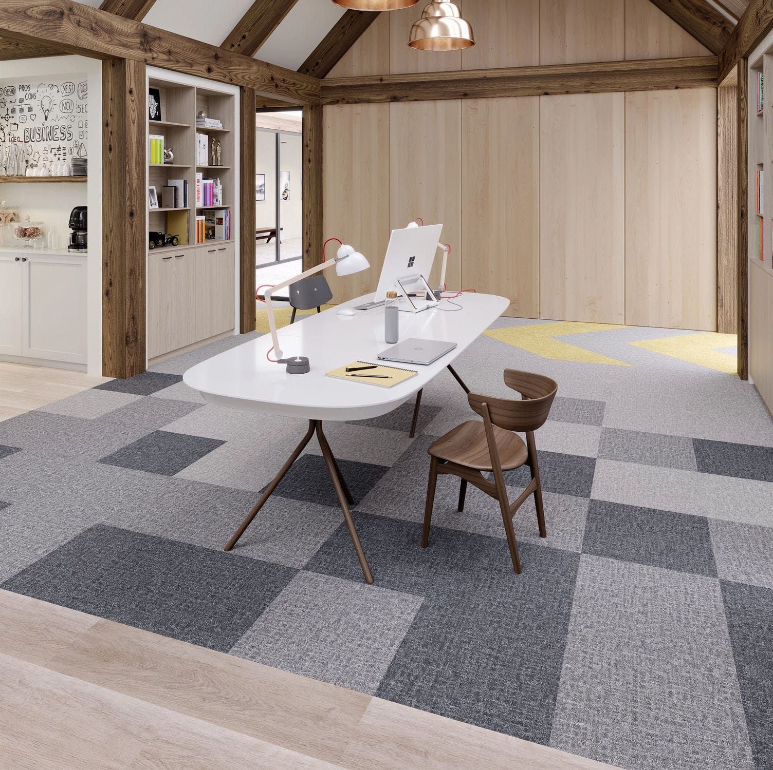 Carpet tile - PIXEL TASKWORX® - Shaw Contract - tufted / loop pile ...