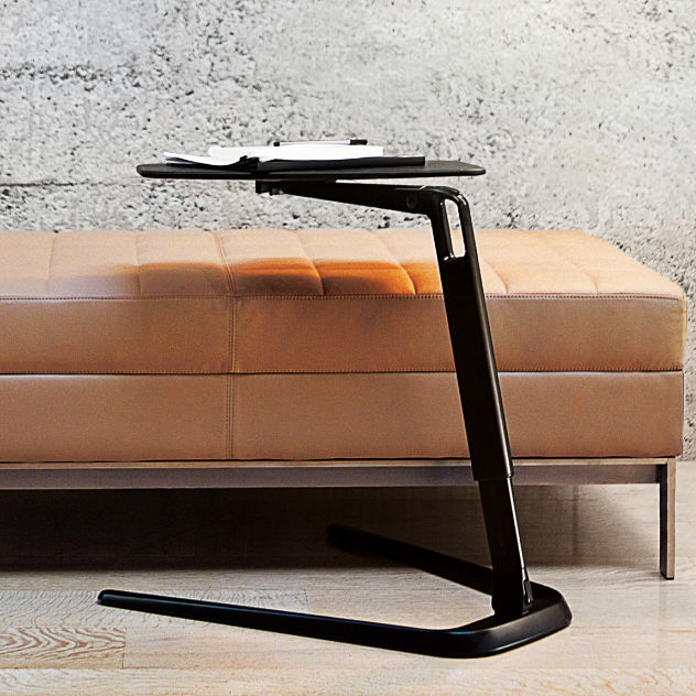 Contemporary computer table - FREE STAND - Coalesse - laminate / metal ...