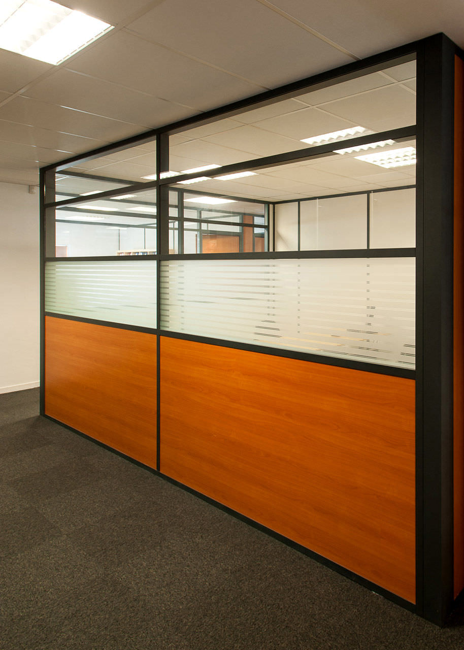 Removable partition - I7 - Clipper - glazed / commercial