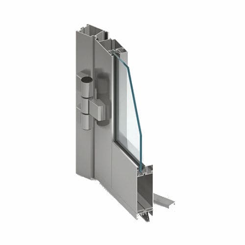 Aluminum window profile - MB-45 - Aluprof S.A - thermally-insulated