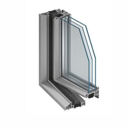 Aluminum window profile - MB - FERROLINE - Aluprof S.A - steel ...