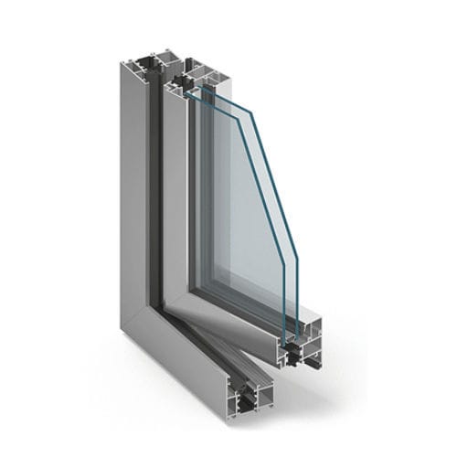 Aluminum window profile - MB-60 - Aluprof S.A - acoustic / thermally ...