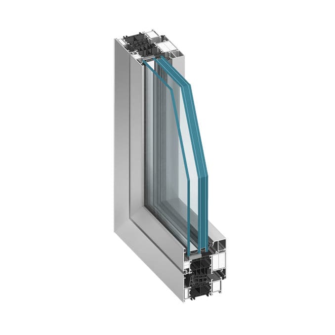 Aluminum profile - MB-86EI - Aluprof S.A - with symmetrical section ...