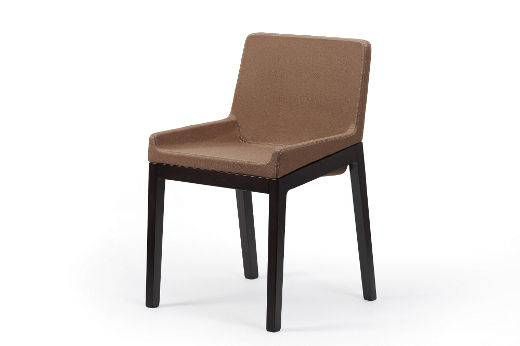 Contemporary chair - TONIC - Rossin - wooden / upholstered / home