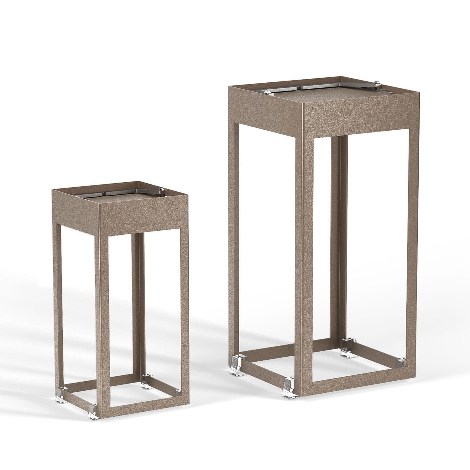 Floor lamp - ETEREA 2.0 - Platek s.r.l. - stainless steel / PMMA ...