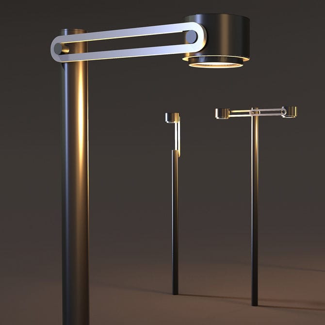 Urban lamp post - ROVELLO - Technilum - contemporary / aluminum / LED