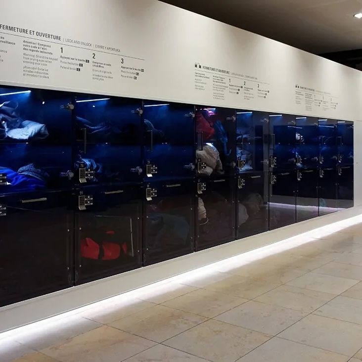 Melamine locker - COLLECTIVE - Fit Interiors - key / combination / for ...