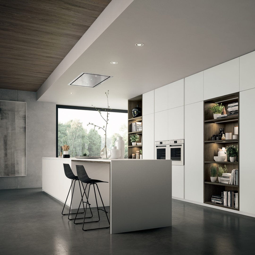 Contemporary kitchen - YOTA : COMPOSIZION 01 - ARMONY CUCINE - laminate ...