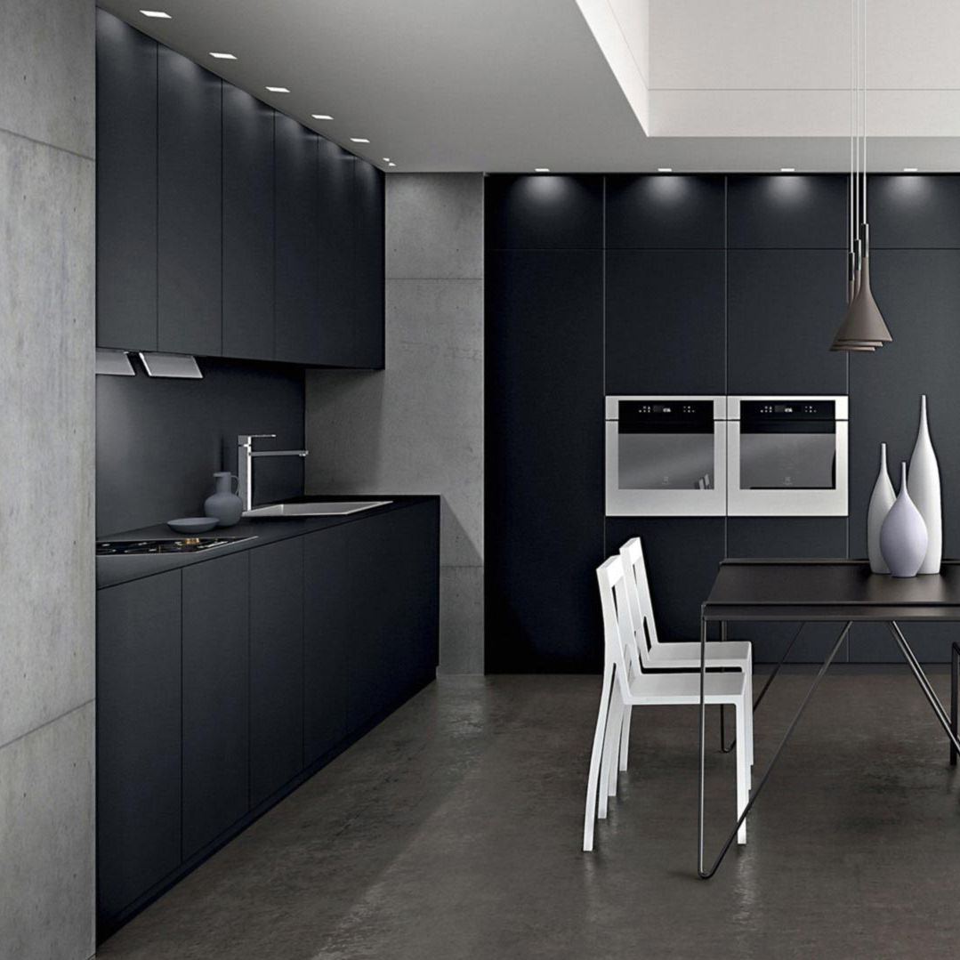 Contemporary kitchen - TAU : COMPOSITION 02 - ARMONY CUCINE - laminate ...