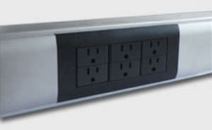 Aluminum cable trunking - . - FBS - Floor Box Systems - wall-mounted ...