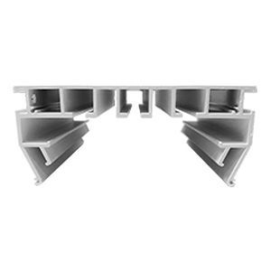 Curtain profile - Saros Est OÜ - aluminum / with symmetrical section ...