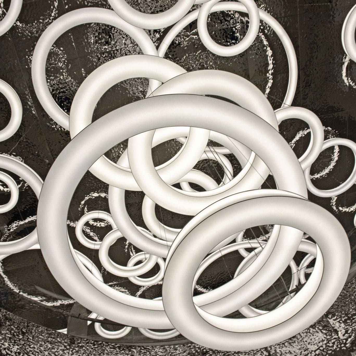 Hanging light fixture - Iceberg RING - Saros Est OÜ - LED / ring-shaped ...