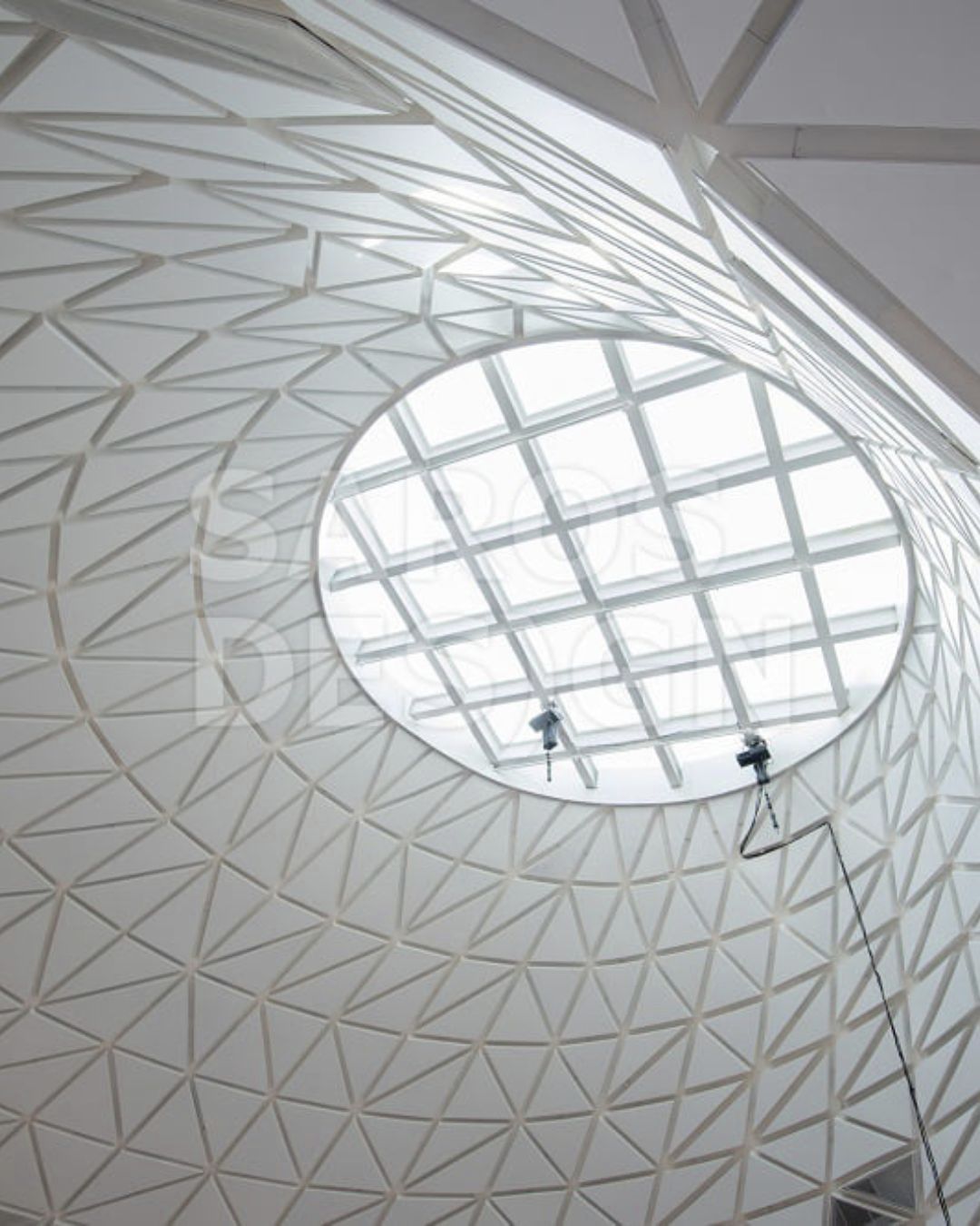 Panel stretch ceiling - Saros Est OÜ - indoor / acoustic / perforated