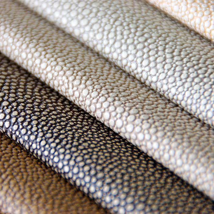 Synthetic upholstery leather - STINGRAY - Joseph Noble Textiles - patterned