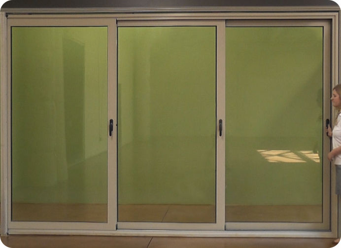 Sliding patio door - SI7256 - Solar Innovations, Inc. - aluminum ...