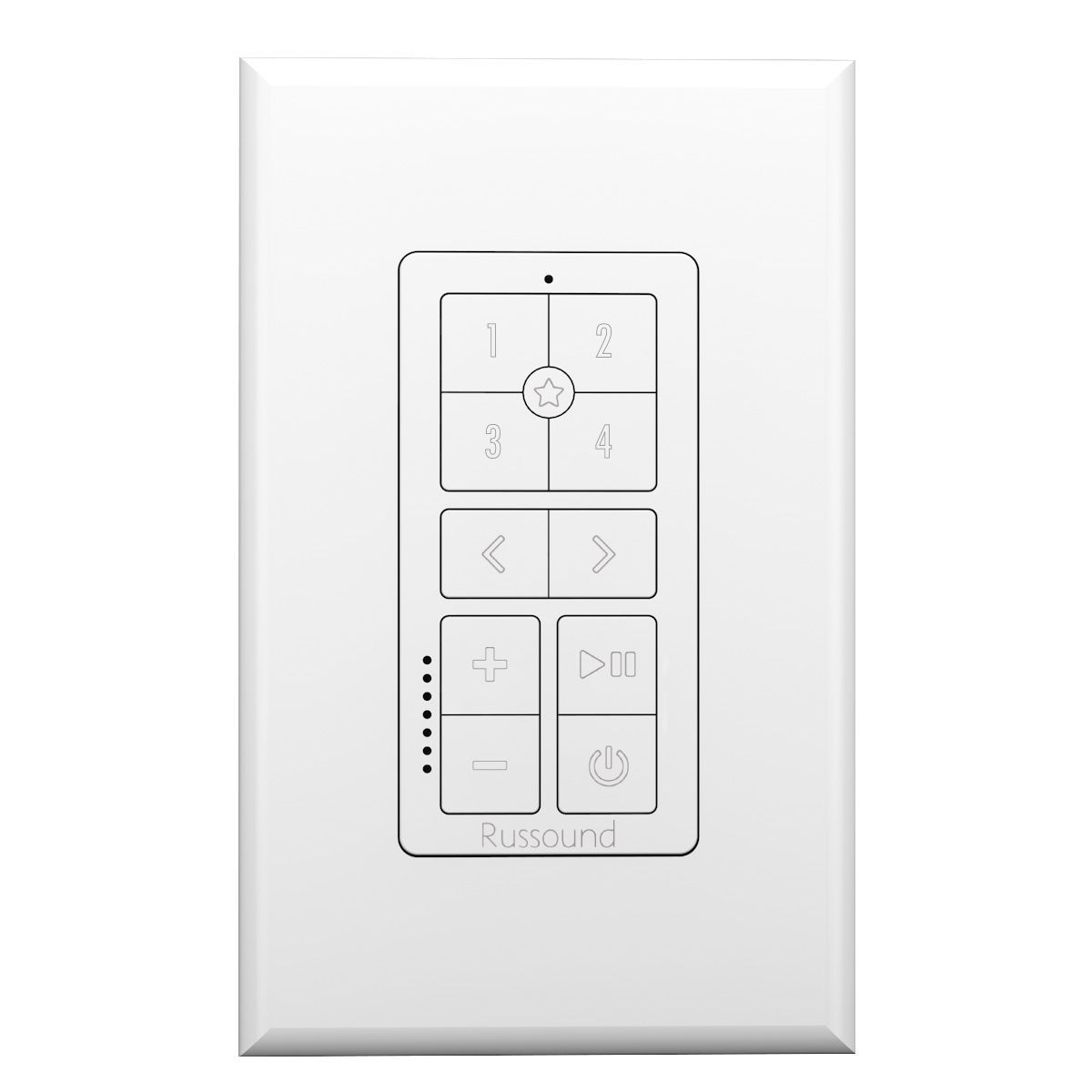 Multimedia equipment control keypad - IPK-1 - Russound - wall-mounted