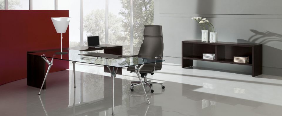 Executive desk - GENESIS - Codutti Furniture Srl - contemporary / metal ...