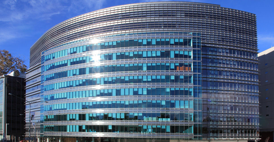 Stick system curtain wall - MARCUS CLARKE - Permasteelisa - glass / steel