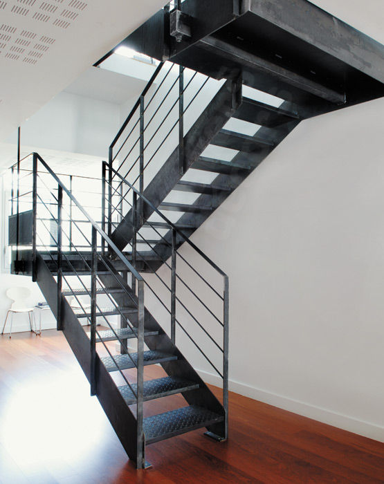 Half-turn staircase - LOFT DT37 ESCA'DROIT® - ESCALIERS DECORS ...