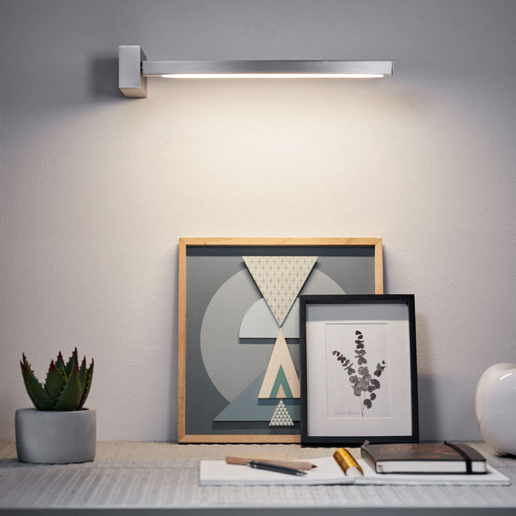 Contemporary picture light - CLAU - Pujol Iluminacion - brass / LED ...