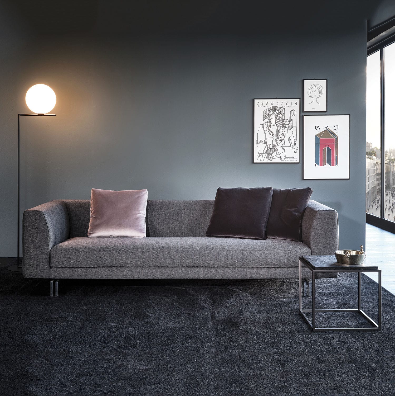 Modular sofa - Alexander - Mussi Italy - corner / minimalist design ...