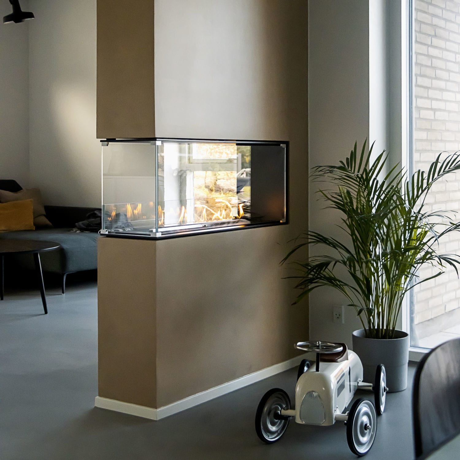 Steel bioethanol burner - Montreal - Attika Feuer AG - rectangular ...