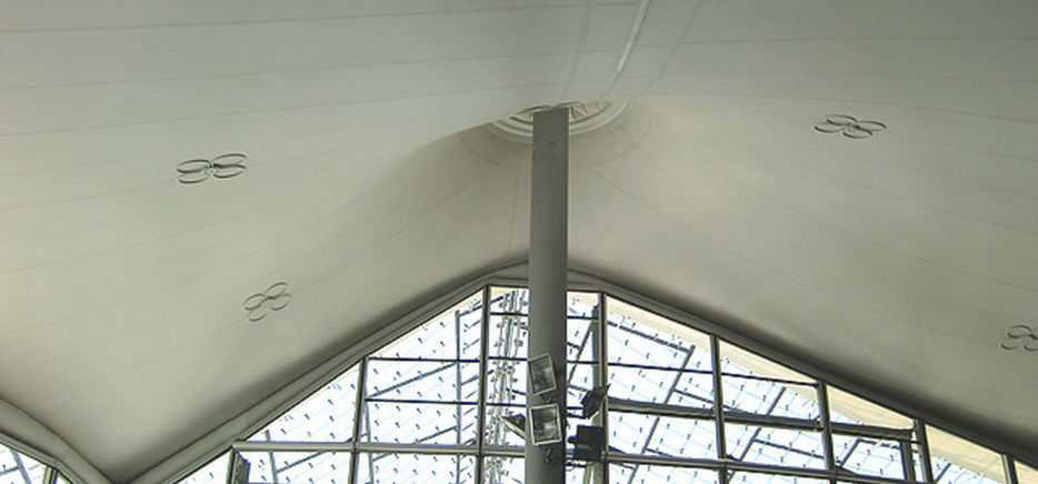 Cable-and-membrane tensile structure - MUNICH OLYMPIC - Hightex - roof ...