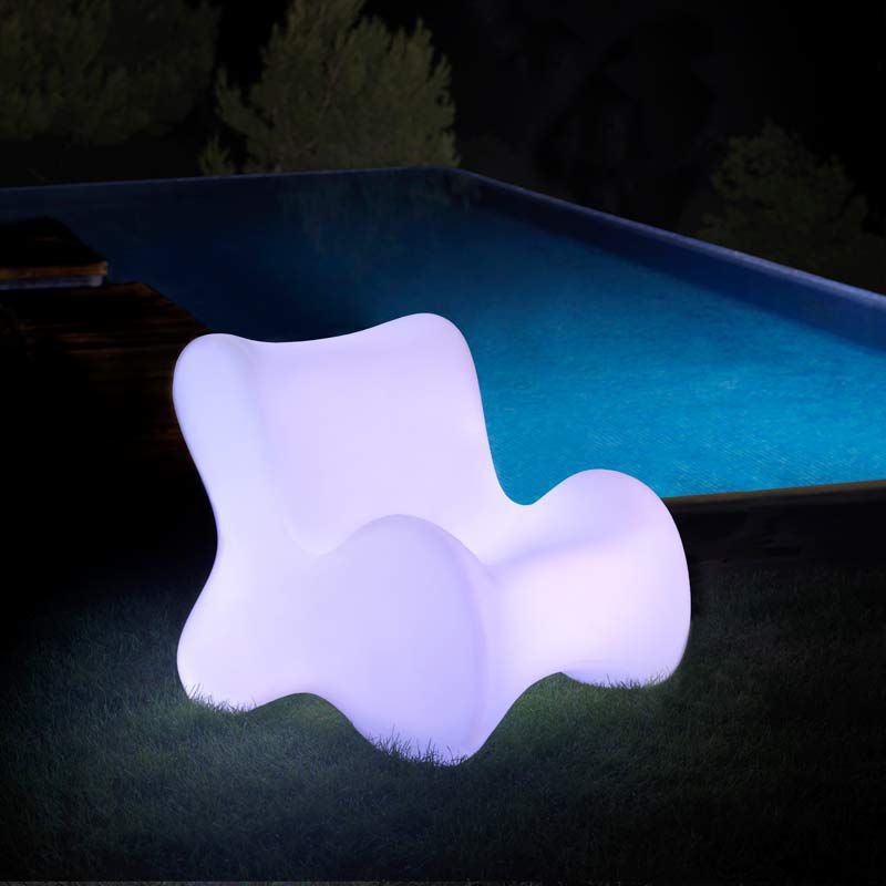Original design fireside chair - PAL - VONDOM - polyethylene ...